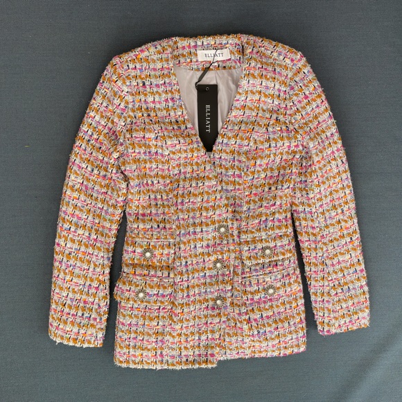 Elliatt | Jackets & Coats | Elliatt Lavezzi Blazer In Multicolor Nwt ...